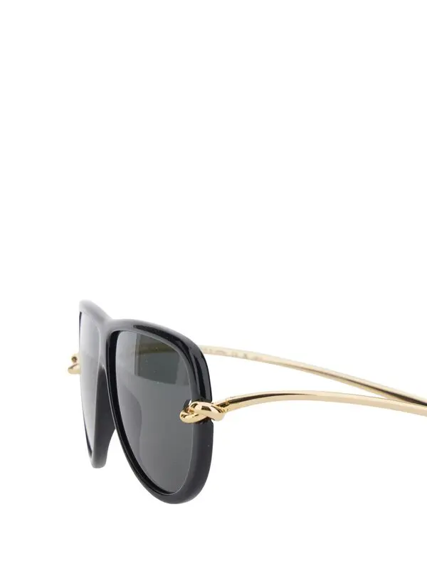 Bottega Veneta Injected Aviator Sunglasses