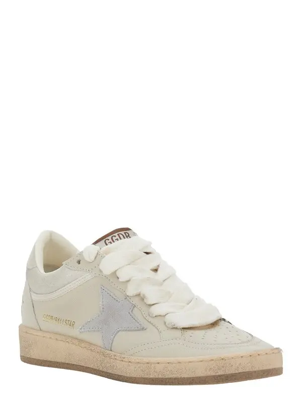 GOLDEN GOOSE Ballstar Sneakers With Nappa And Glitter Upper - Multicolor