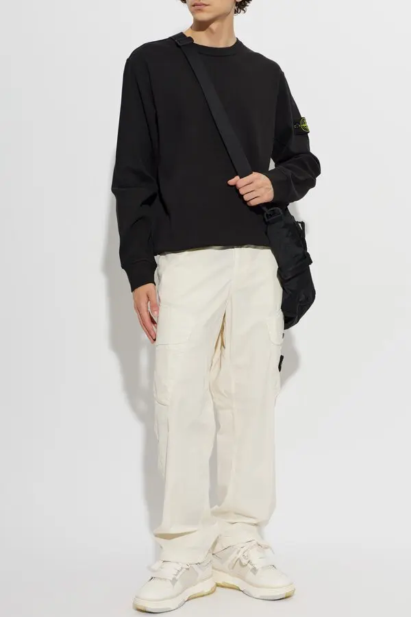 Stone Island Sweatshirt With Logo Patch