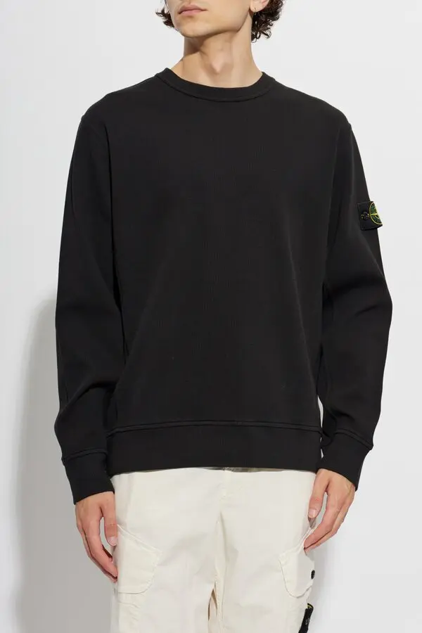 Stone Island Sweatshirt With Logo Patch