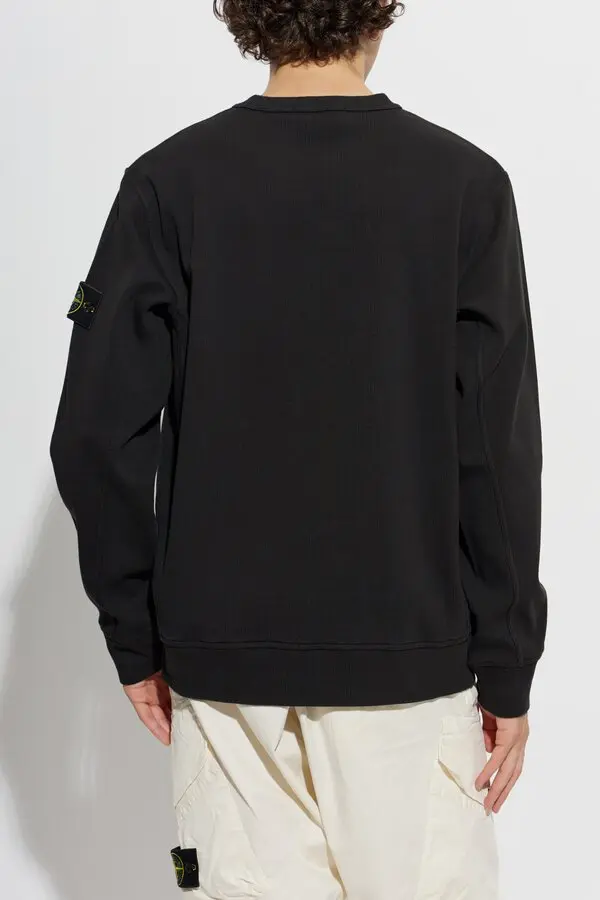 Stone Island Sweatshirt With Logo Patch