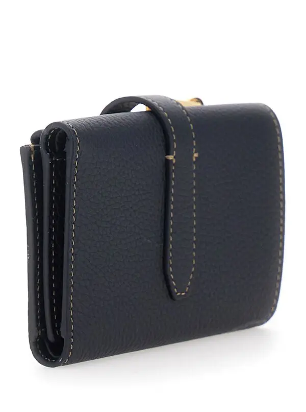 TOD'S Wallet With T Plate On The Front In Leather For