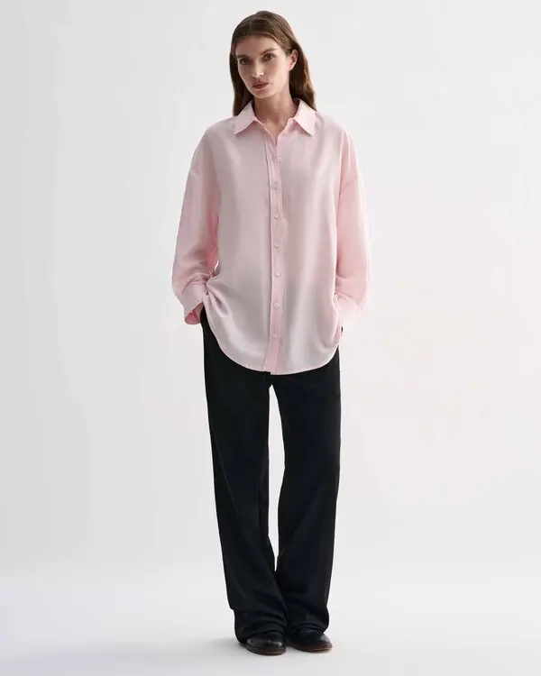 Veronica De Piante Maren Silk Shirt - Pink