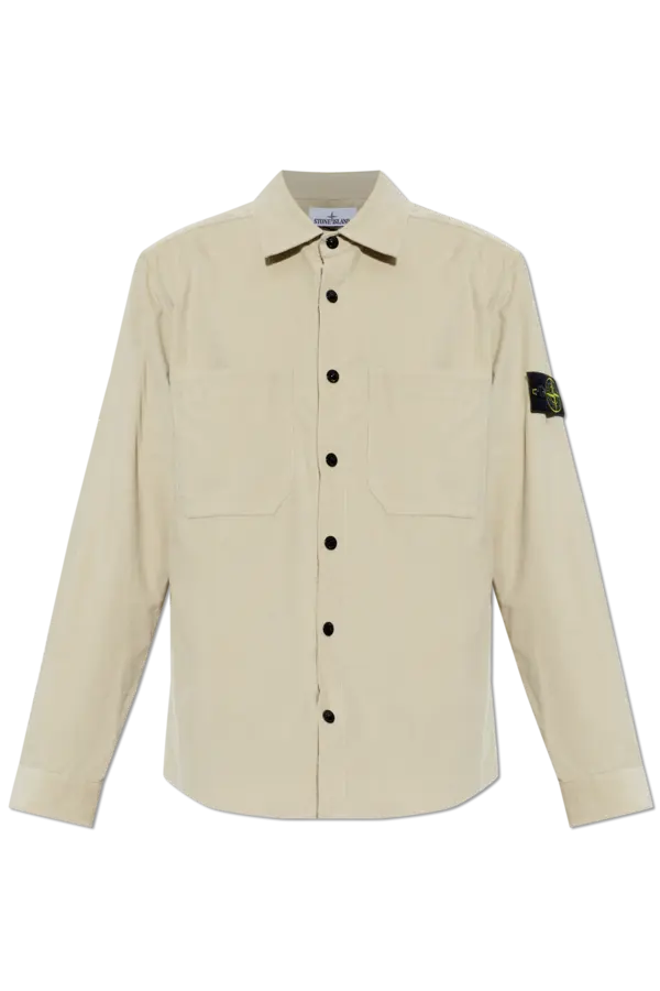 Stone Island Corduroy Shirt - Beige
