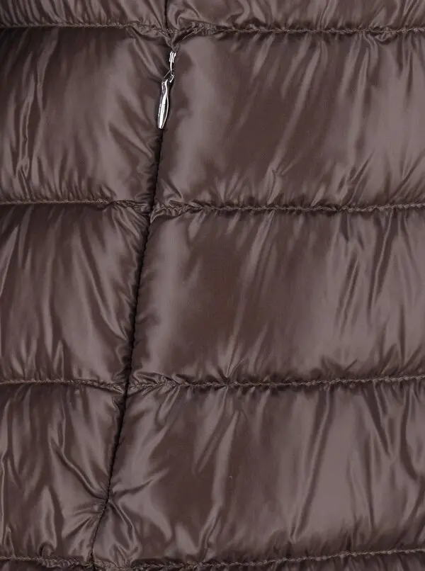 Herno Padded Down Jacket With Fixed Hood And Zip Pockets - Multicolor