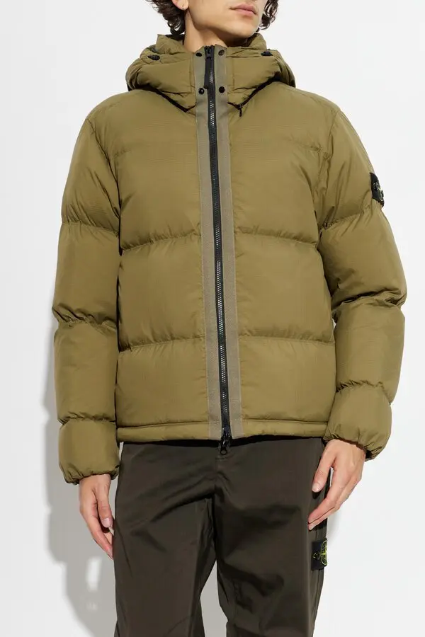 Stone Island Puffer Jacket With Hood