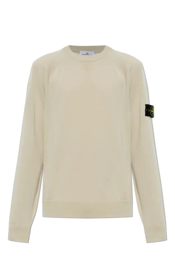 Stone Island Wool Sweater - Beige