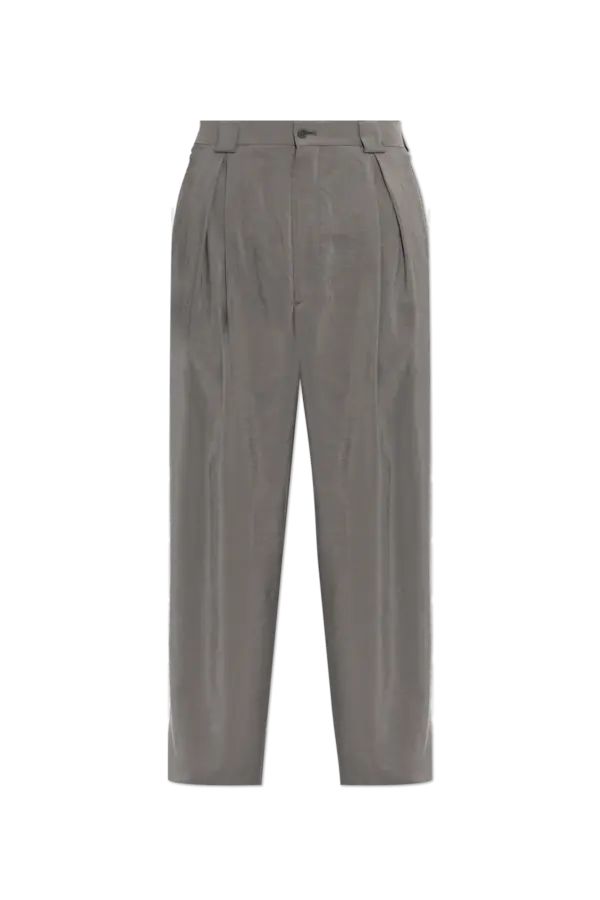 Giorgio Armani Silk Pants - Grey