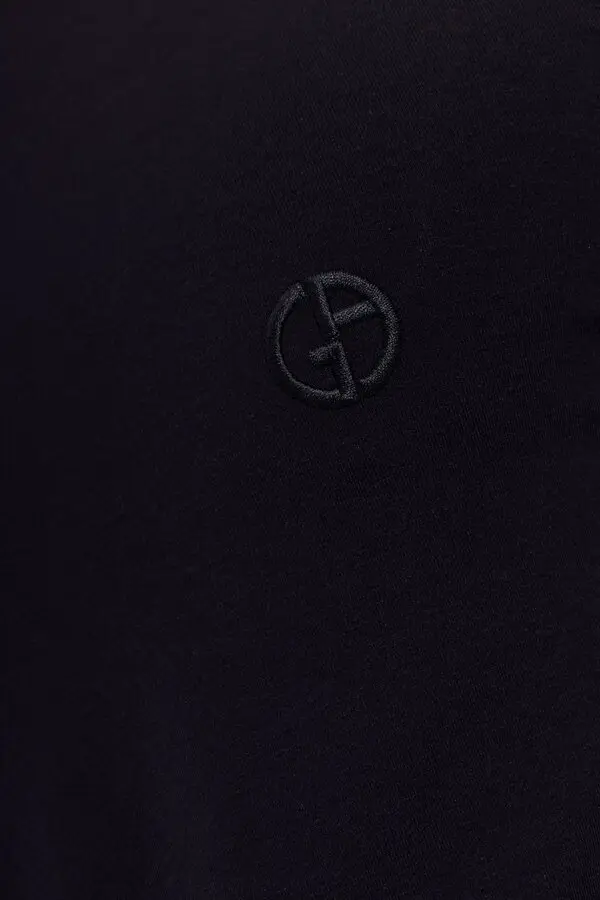 Giorgio Armani T-shirt With Embroidered Logo