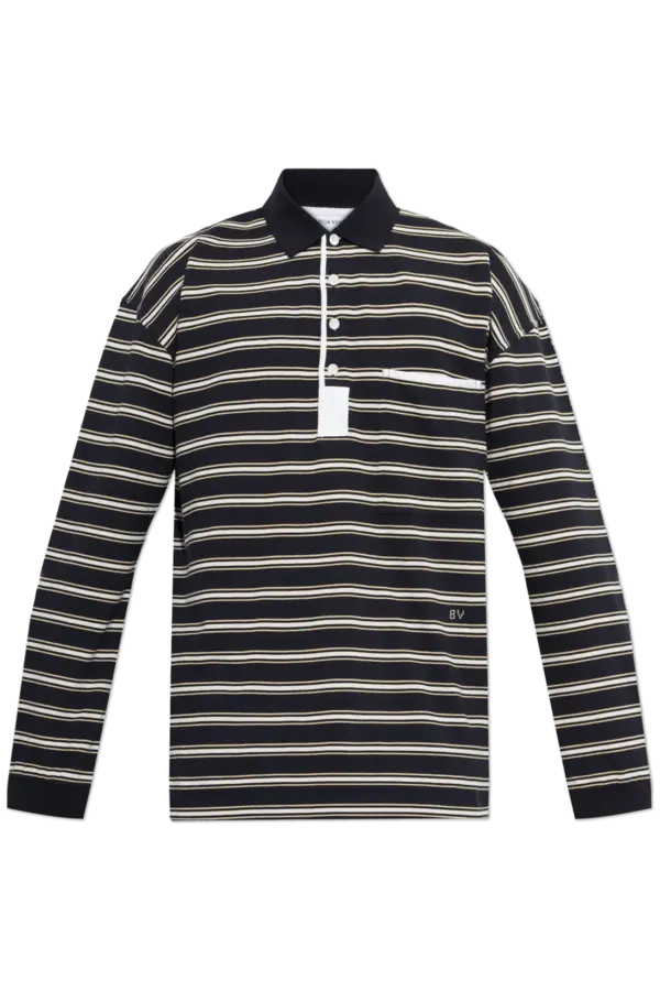 Bottega Veneta Striped Polo