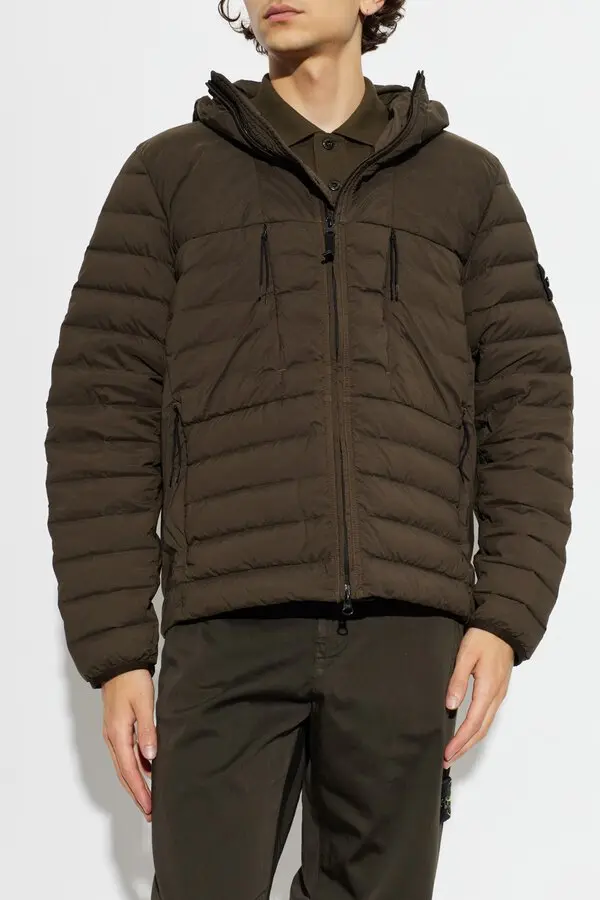 Stone Island Puffer Jacket With Hood