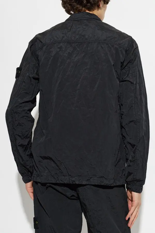 Stone Island Jacket With Logo Patch
