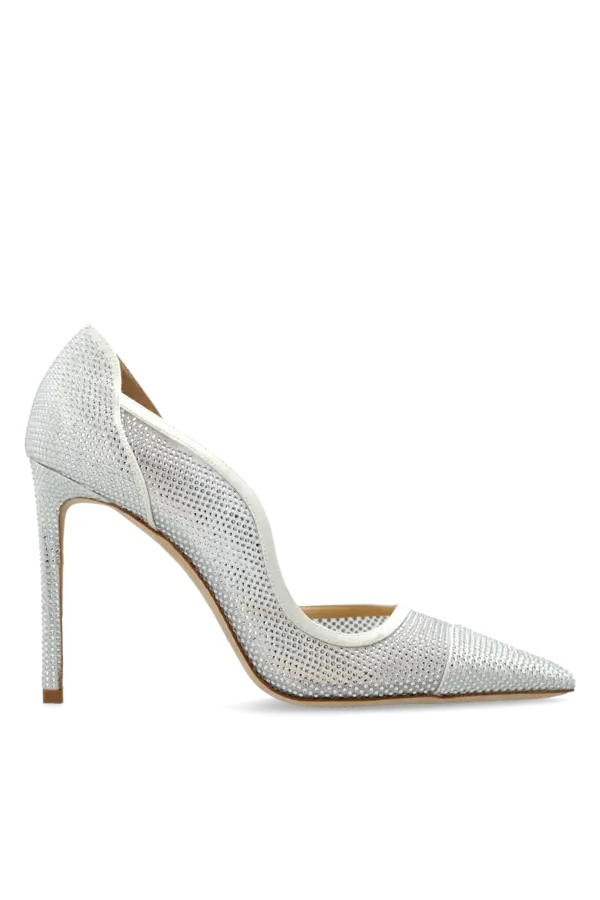 JIMMY CHOO Heeled Shoes ‘brigitte 100 - Silver