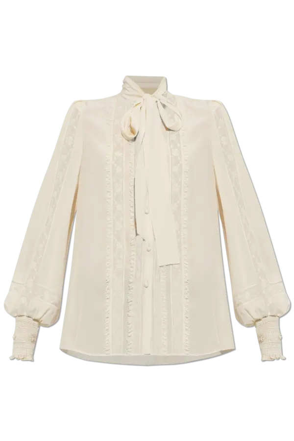 Valentino Garavani Silk Shirt - Cream