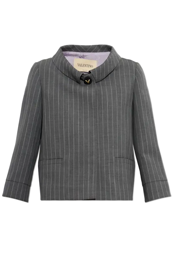 Valentino Garavani Pinstripe Pattern Blazer