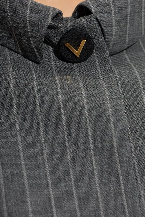 Valentino Garavani Pinstripe Pattern Blazer