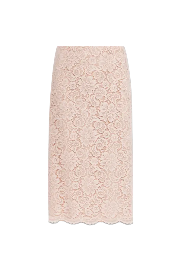 Valentino Garavani Lace Skirt - Pink