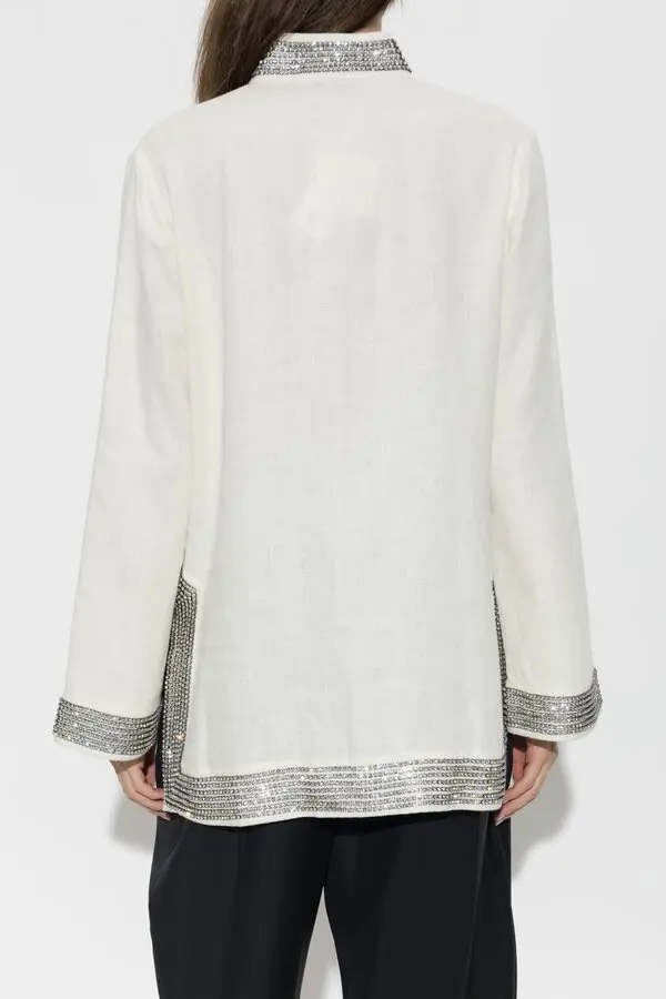 Tory Burch Tunic With Shimmering Crystals