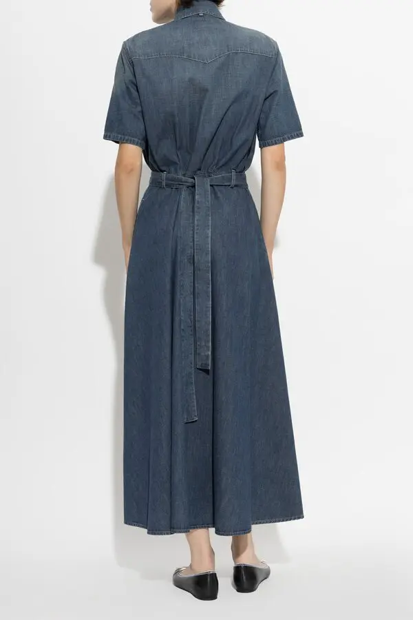 Valentino Garavani Denim Dress With Belt