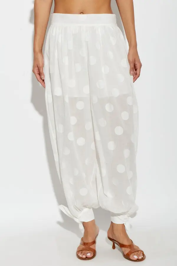 Zimmermann Cotton Polka Dot Pants
