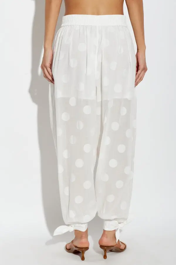 Zimmermann Cotton Polka Dot Pants
