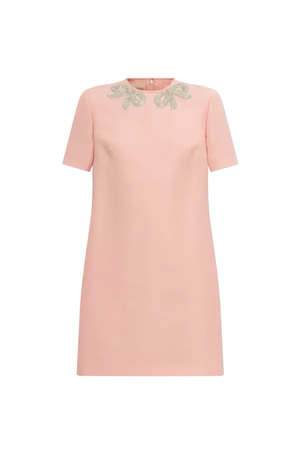 Valentino Garavani Embellished Mini Dress - Pink