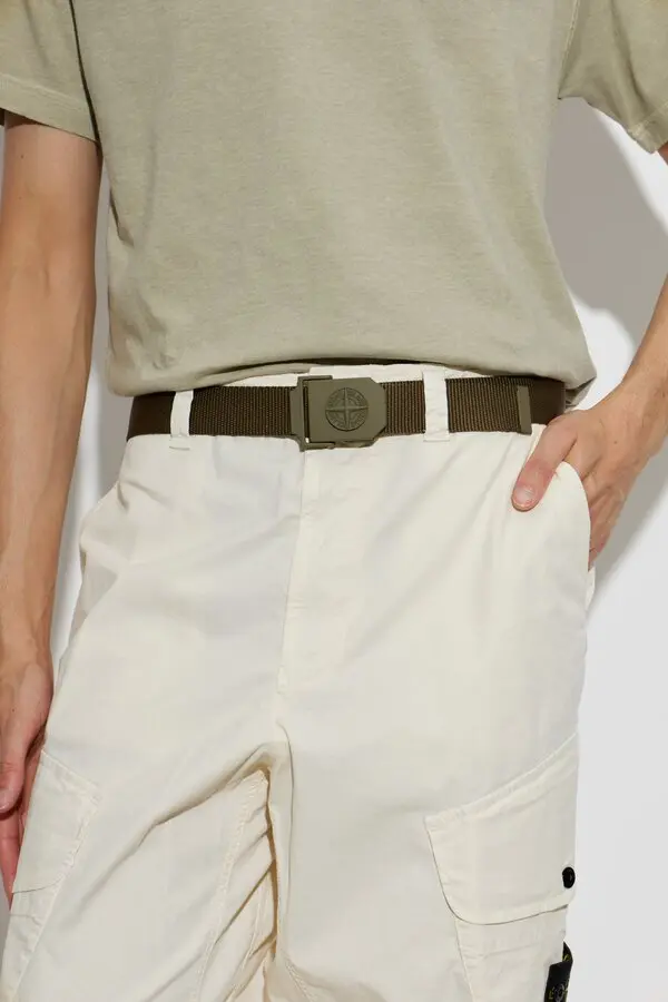 Stone Island Belt With Logo