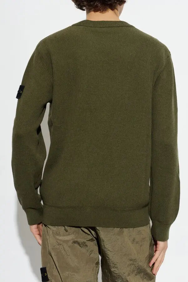 Stone Island Sweater With Patch