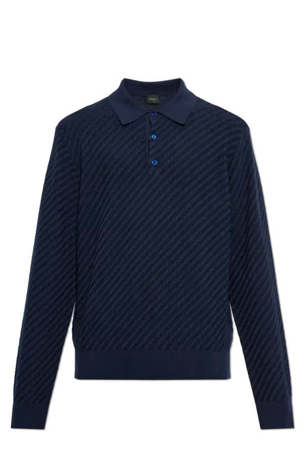 Brioni Long-sleeve Polo