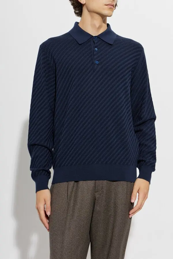 Brioni Long-sleeve Polo