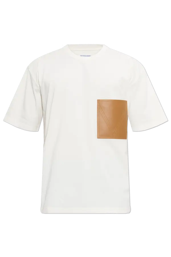 Bottega Veneta Oversize' T-shirt - Cream