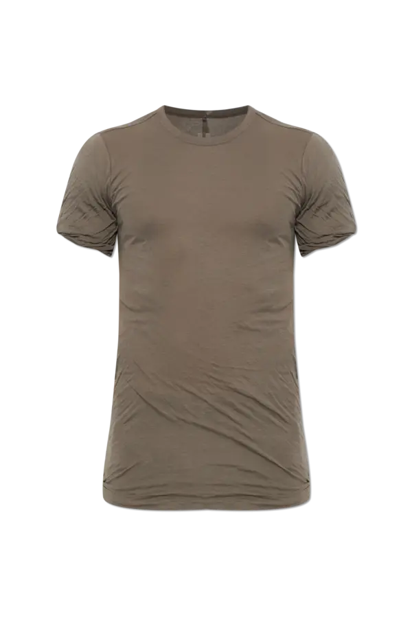 Rick Owens Crew Neck T-shirt - Brown