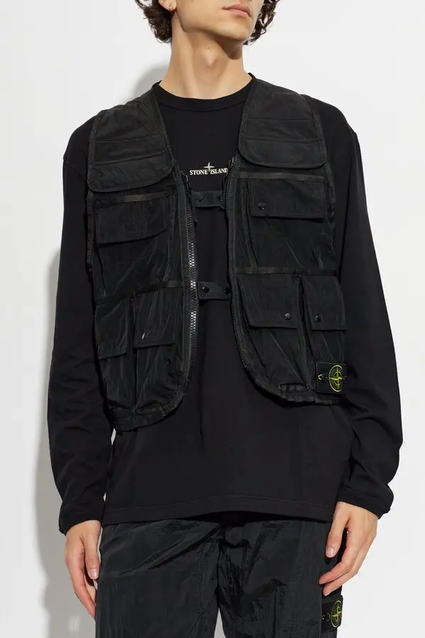 Stone Island Vest With Pockets