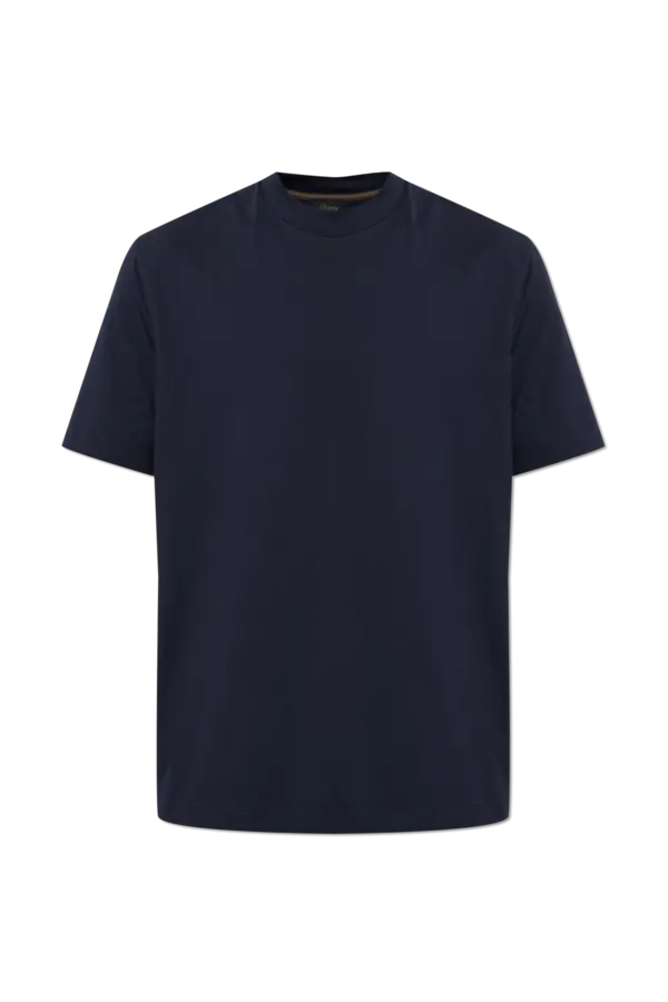 Brioni Cotton T-shirt With Logo