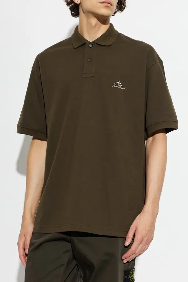 Stone Island Polo With Logo