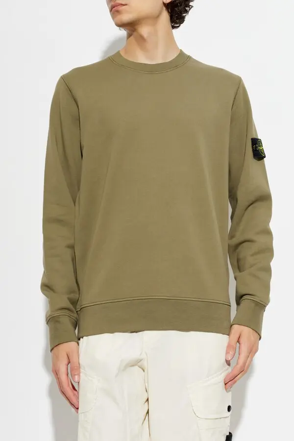 Stone Island Sweatshirt With Logo Patch