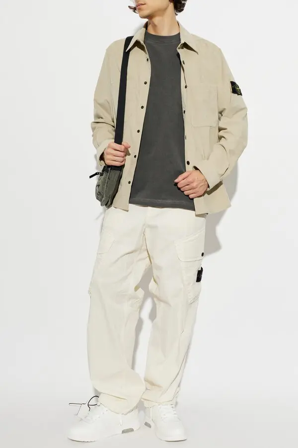 Stone Island T-shirt With Embroidered Logo