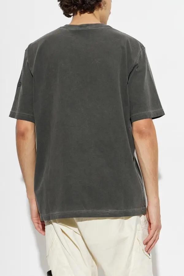Stone Island T-shirt With Embroidered Logo