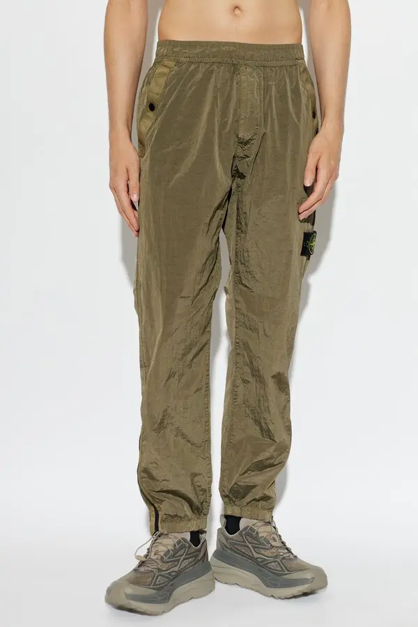 Stone Island Pants With Logo