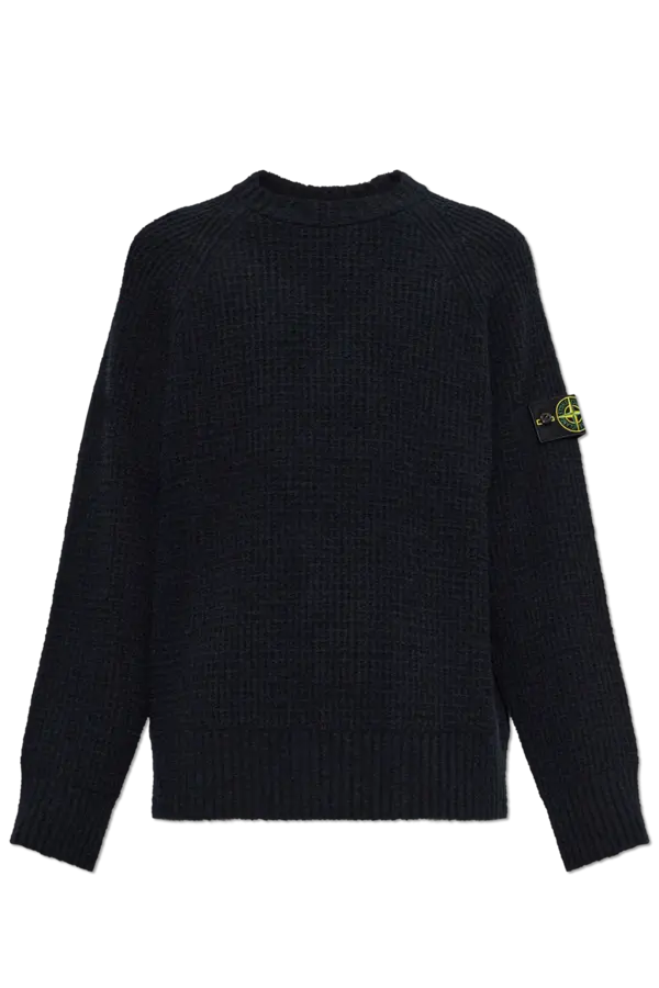 Stone Island Sweater With Logo Patch