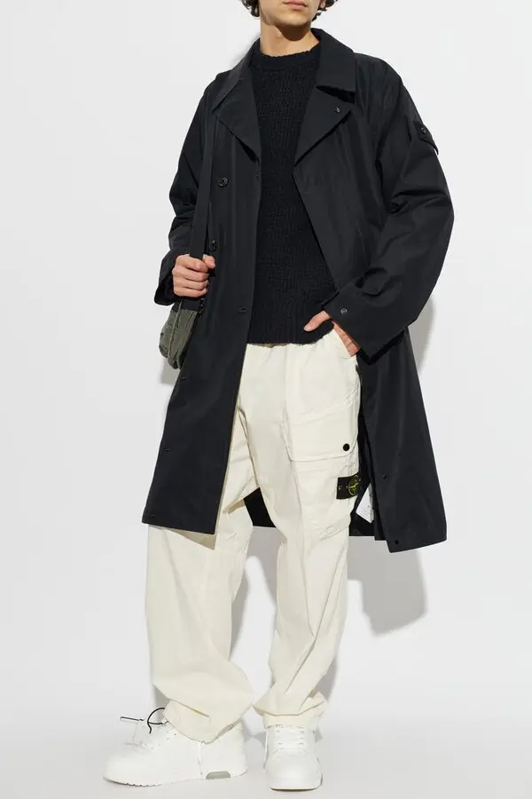 Stone Island Sweater With Logo Patch