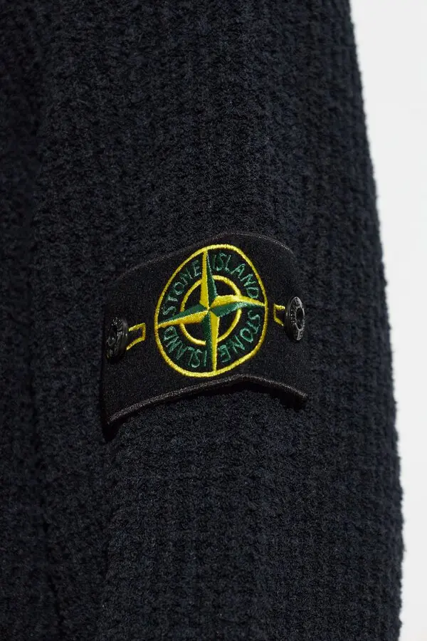 Stone Island Sweater With Logo Patch