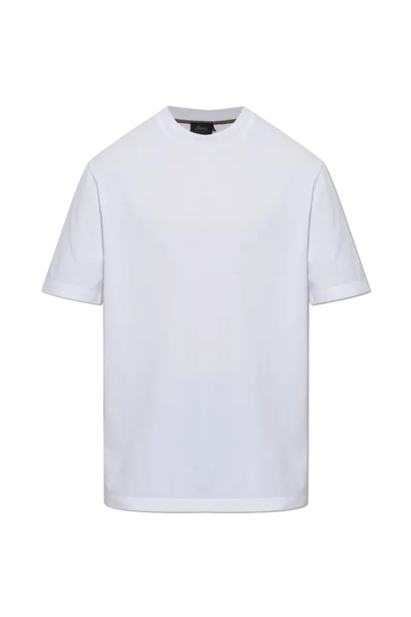 Brioni Cotton T-shirt With Logo