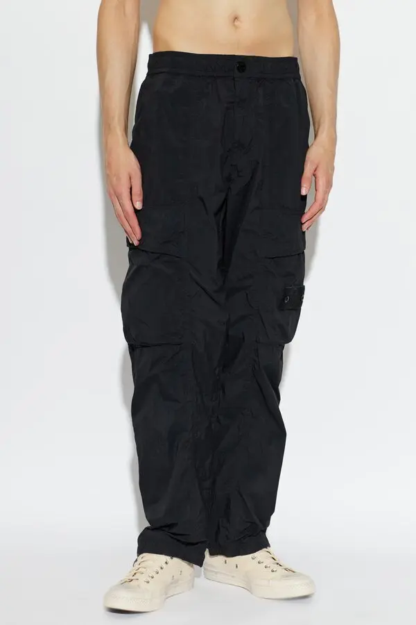 Stone Island Pants With Logo