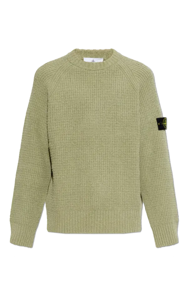 Stone Island Sweater With Logo Patch