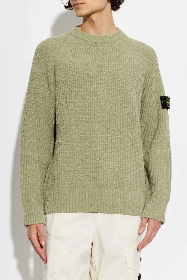 Stone Island Sweater With Logo Patch