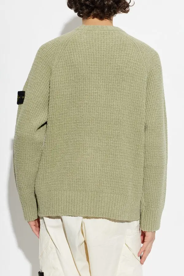 Stone Island Sweater With Logo Patch