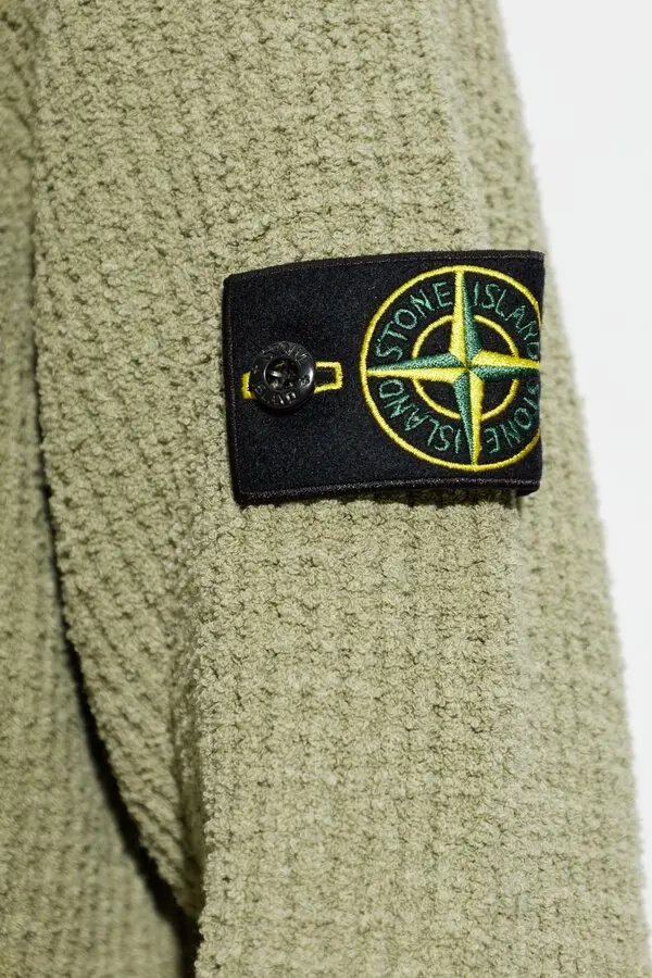 Stone Island Sweater With Logo Patch