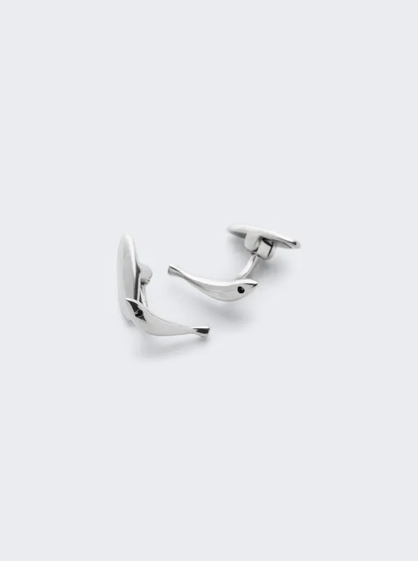 Bottega Veneta Sardine Cufflinks