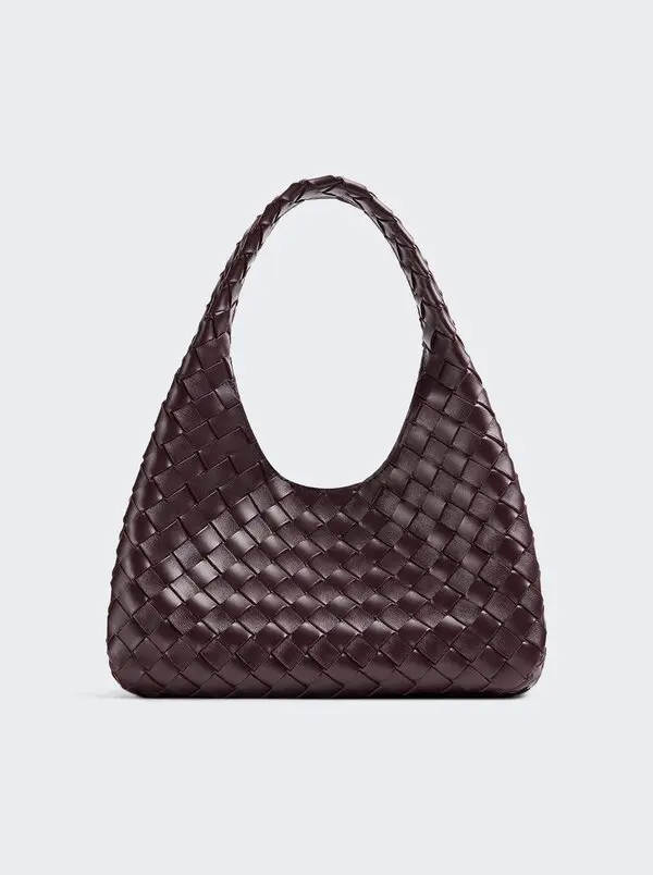 Bottega Veneta Small Campana Bag Dark Barolo - Brown